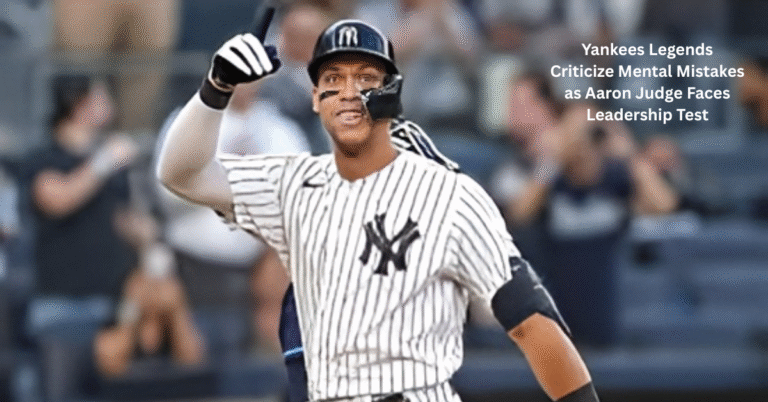 Yankees Legends Criticize Mental Mistakes as Aaron Judge Faces ...